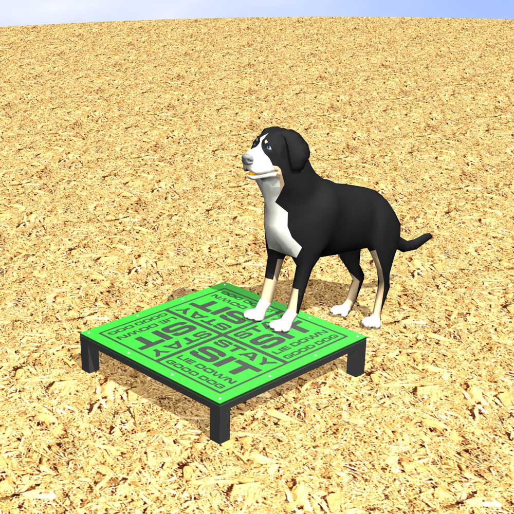 Dog Park Sit and Stay Bench - Park Supplies